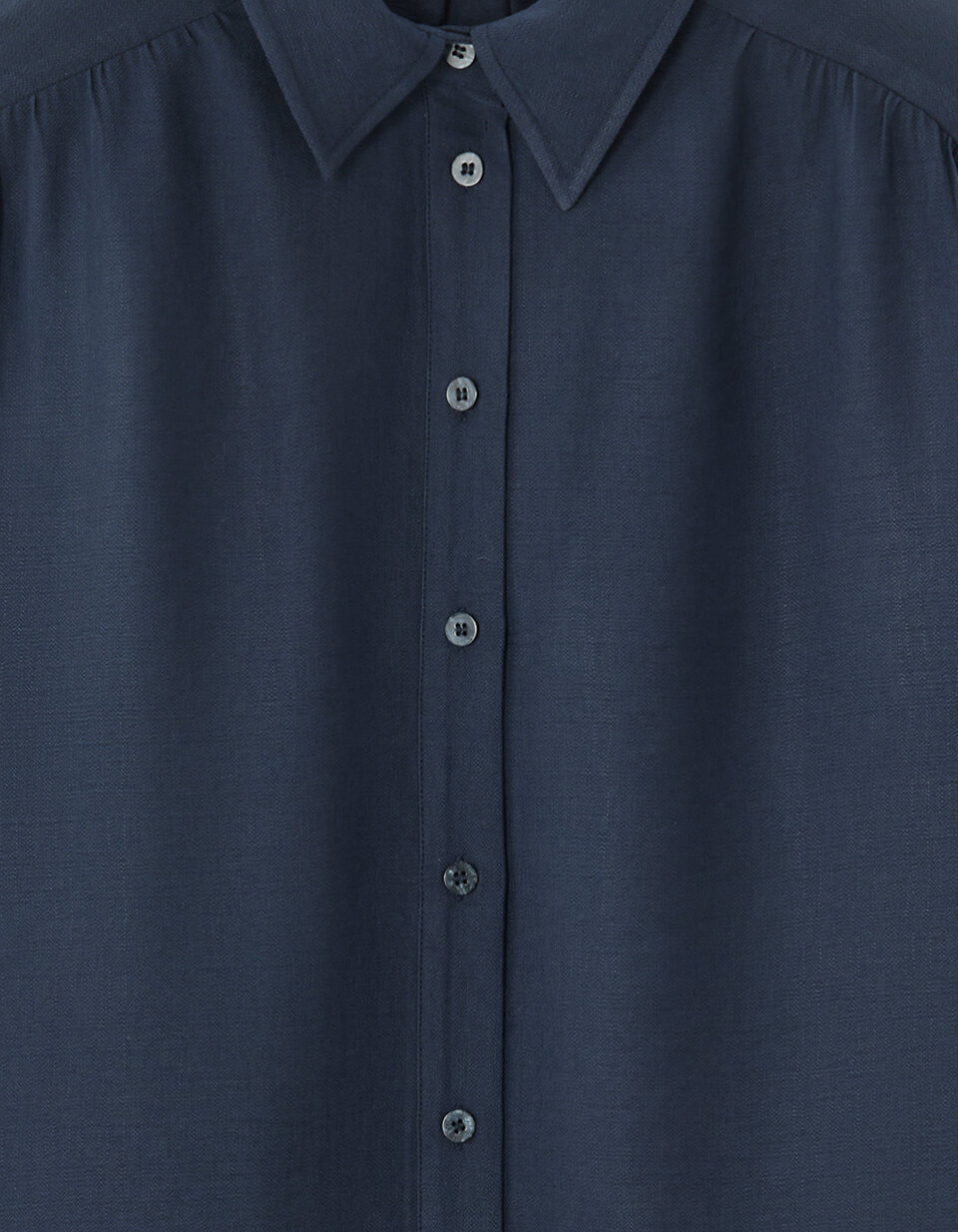 Chemisier oversize à fronces -marine | celio women