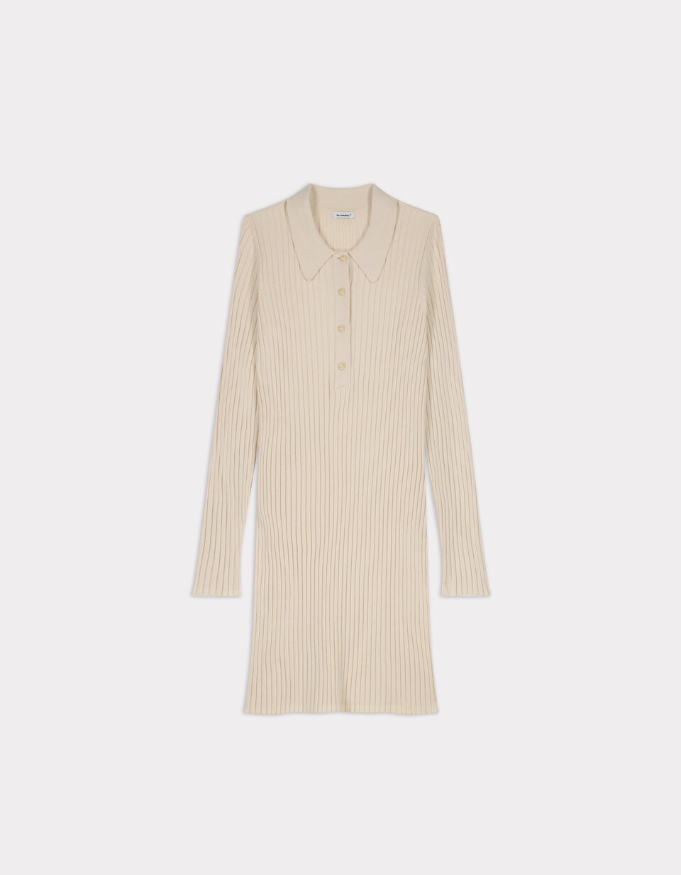 Robe en côtes plates - beige | celio be camaïeu