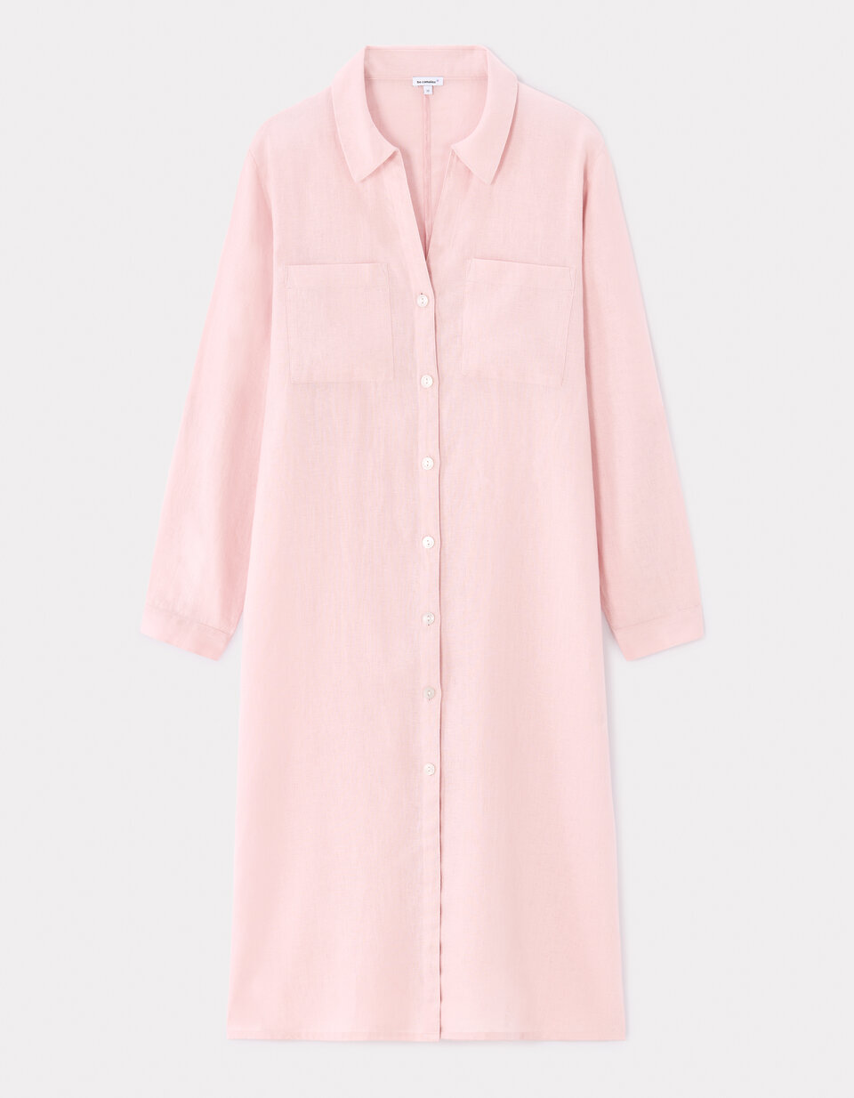 Robe longue en lin - rose | celio be camaïeu