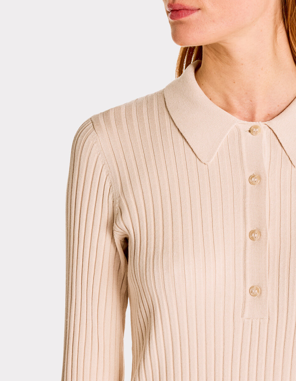 Robe en côtes plates - beige | celio be camaïeu