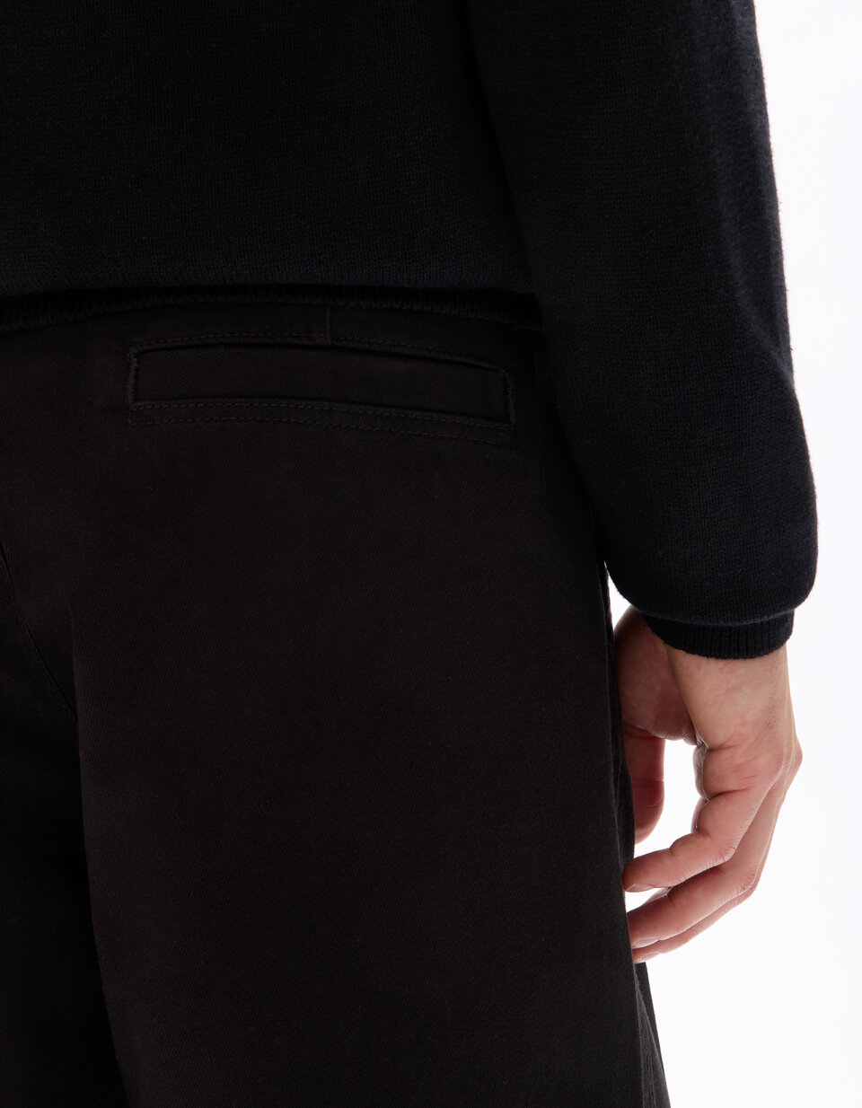 Pantalon chino baggy 100% coton - noir | celio be normal