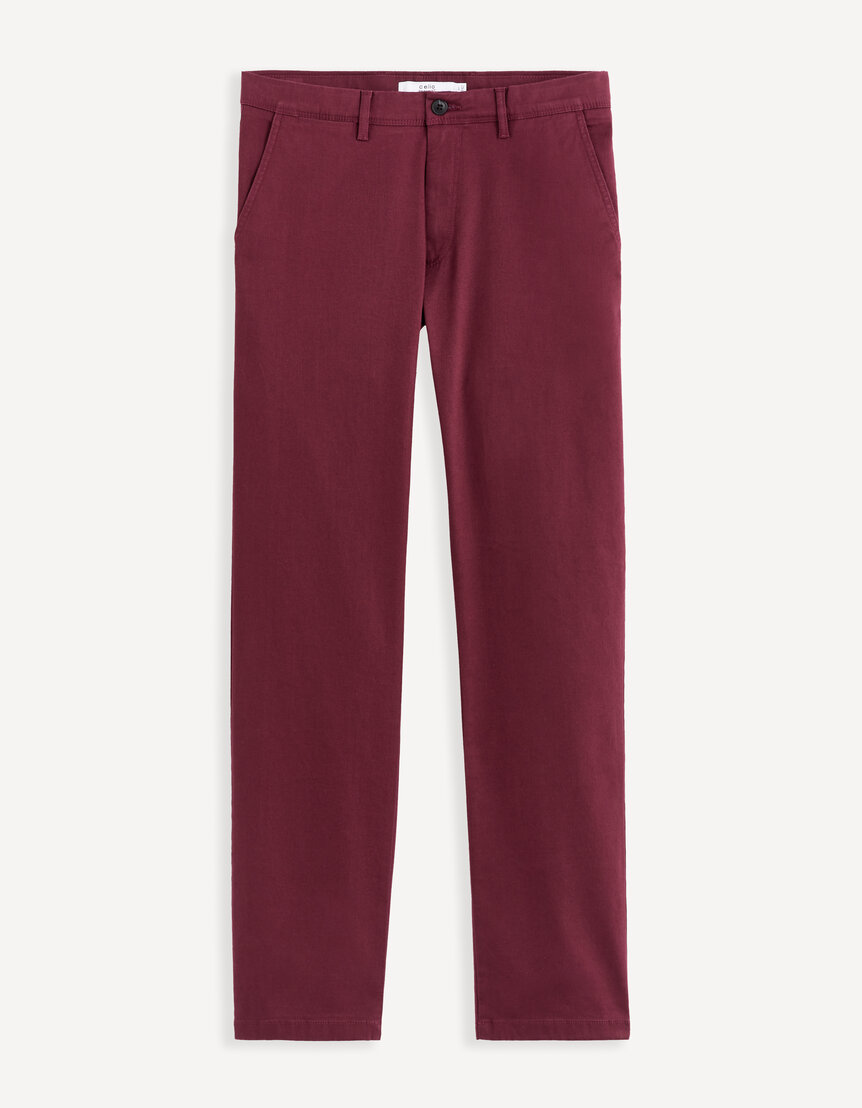 Men's Bordeaux Pants | celio be normal