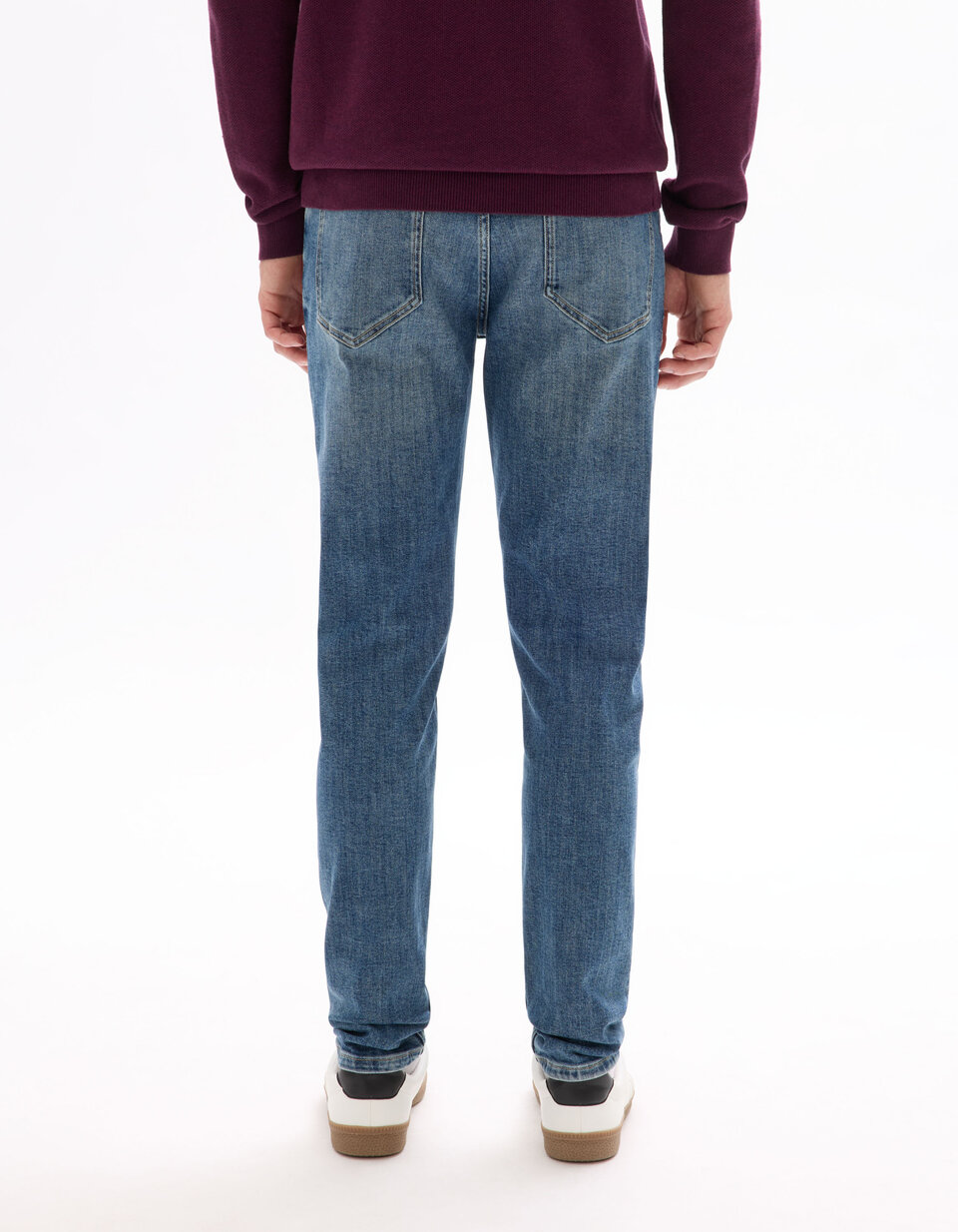 Jean C.25 slim coton stretch 3 longueurs - double stone | celio