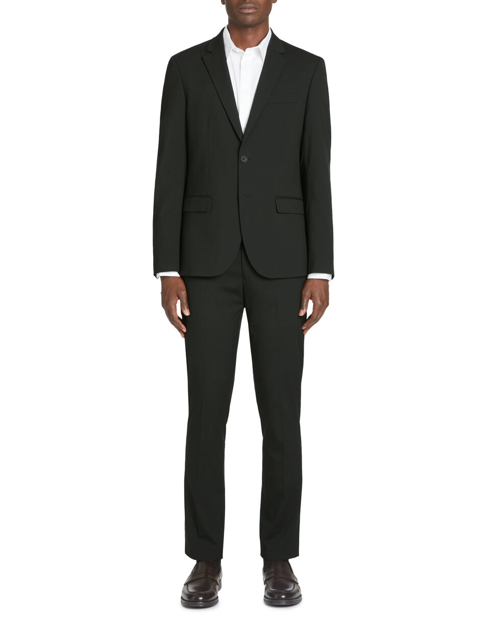 Calças de fato slim fit - verdes | celio be normal