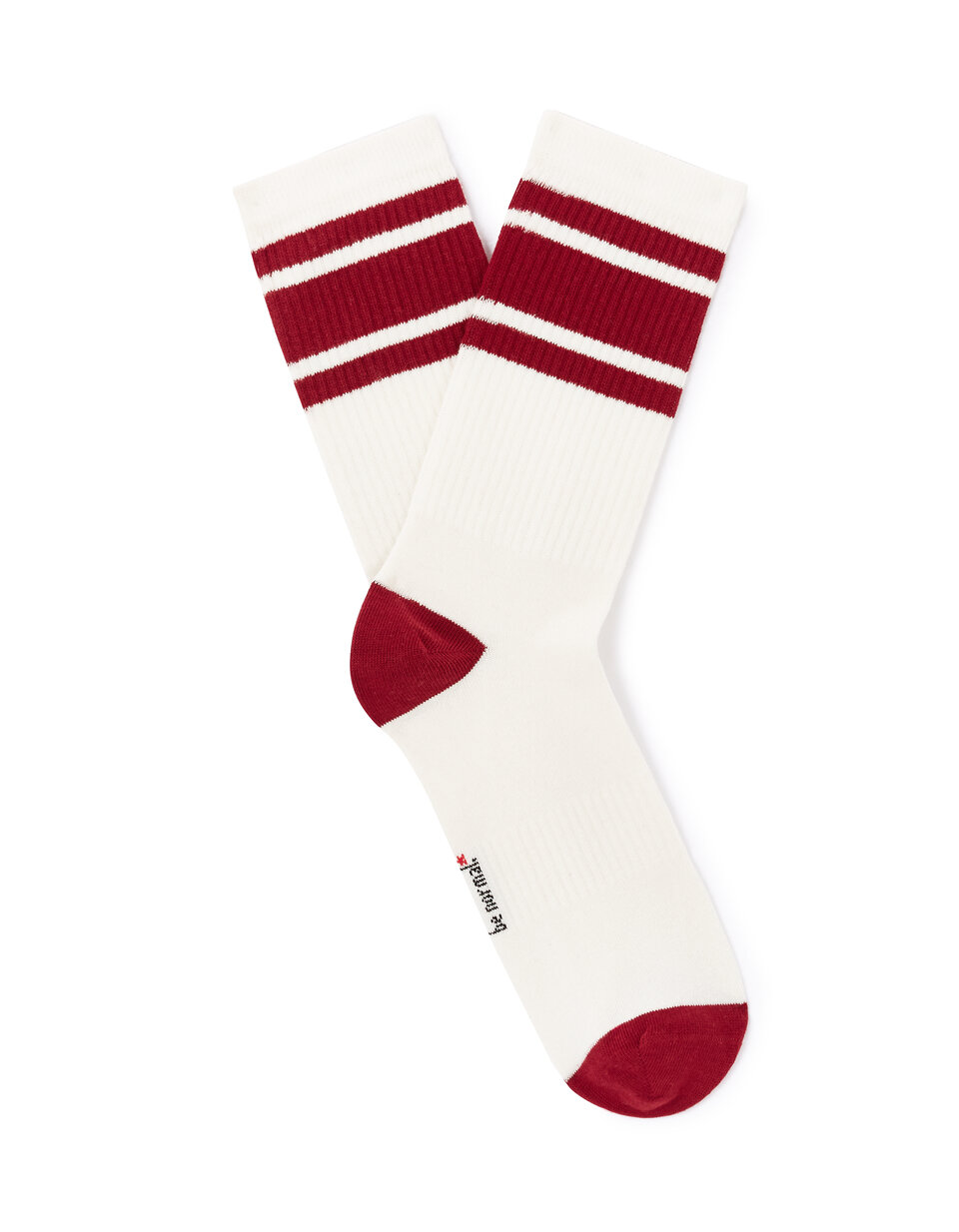 Chaussettes tige haute sport en coton stretch - rouge | celio be normal