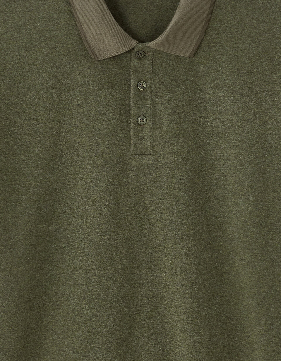 Regular jersey polo shirt in stretch cotton - khaki | celio be normal
