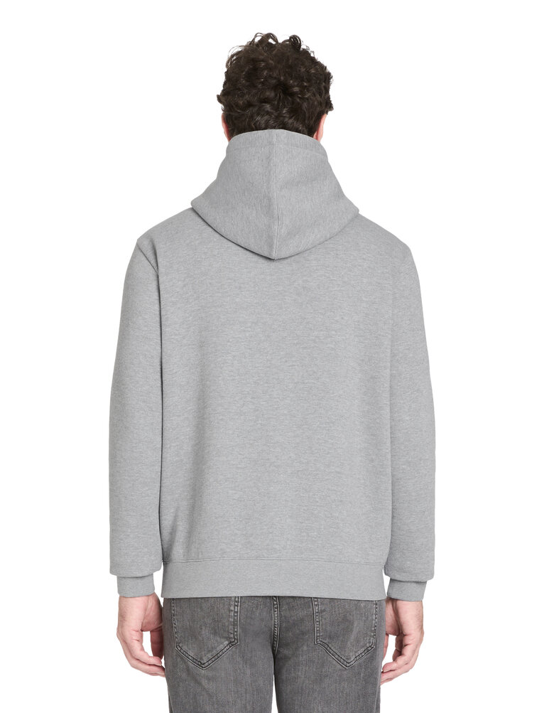 Sudadera Con Capucha De Algodón Mezclado Gris Celio Be Normal