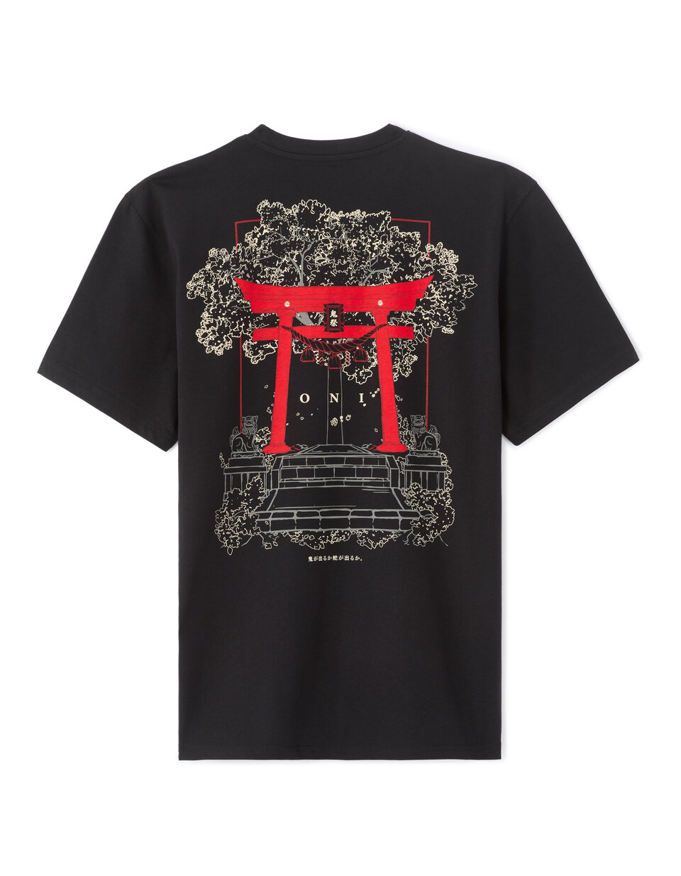 ONI by Louis San - T-shirt de homem preta | celio