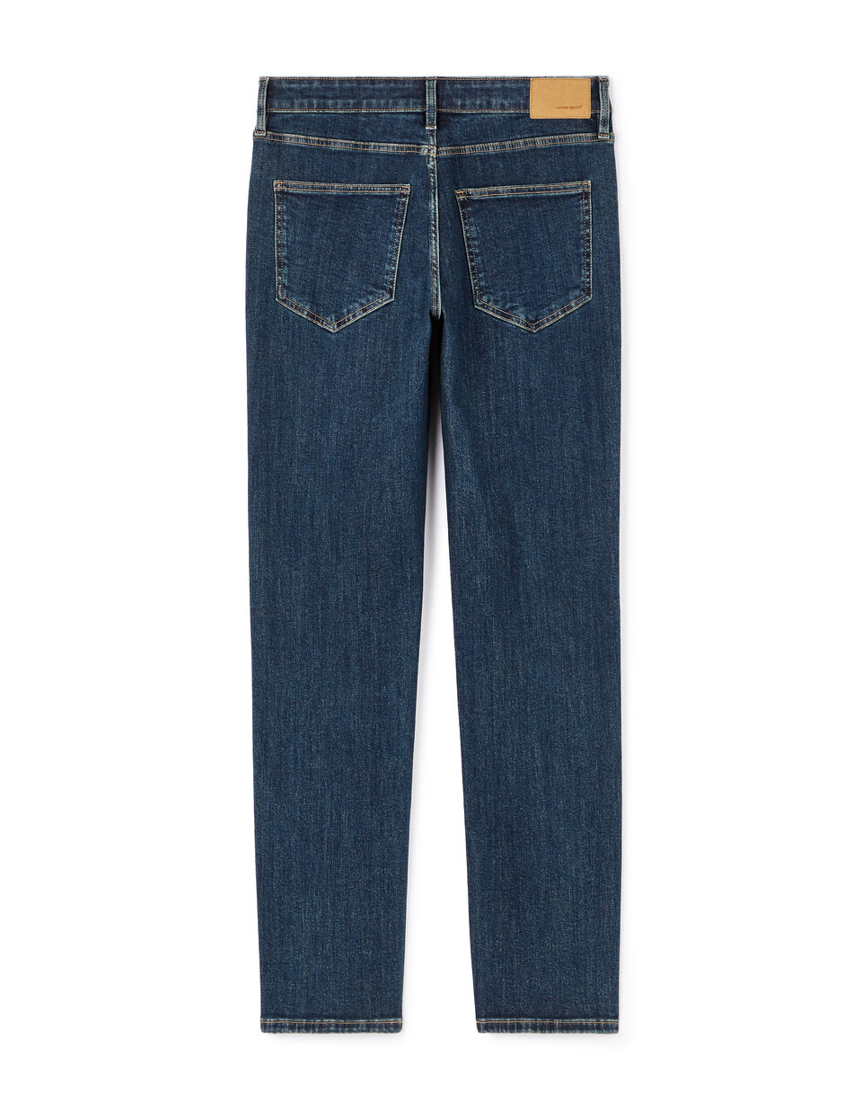 Jean C.15 straight coton stretch 3 longueurs - bleu foncé | celio be normal