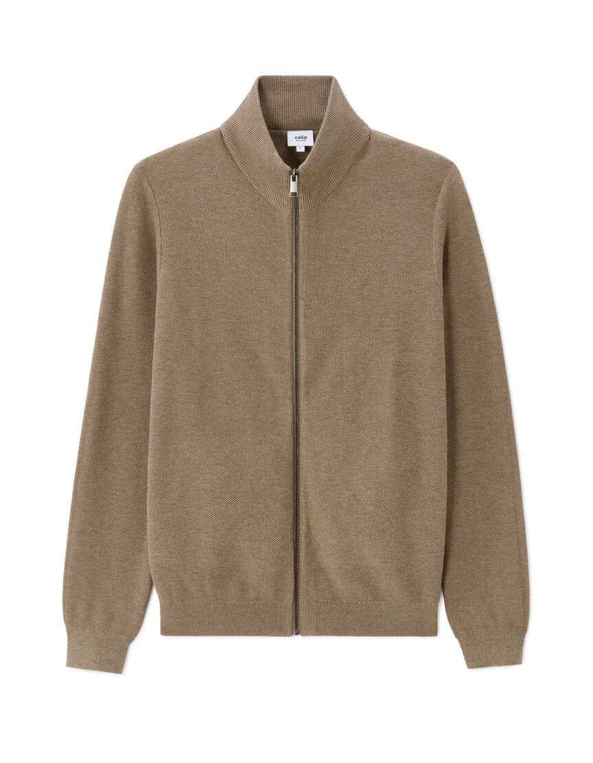 Men's Beige Pullover | celio be normal