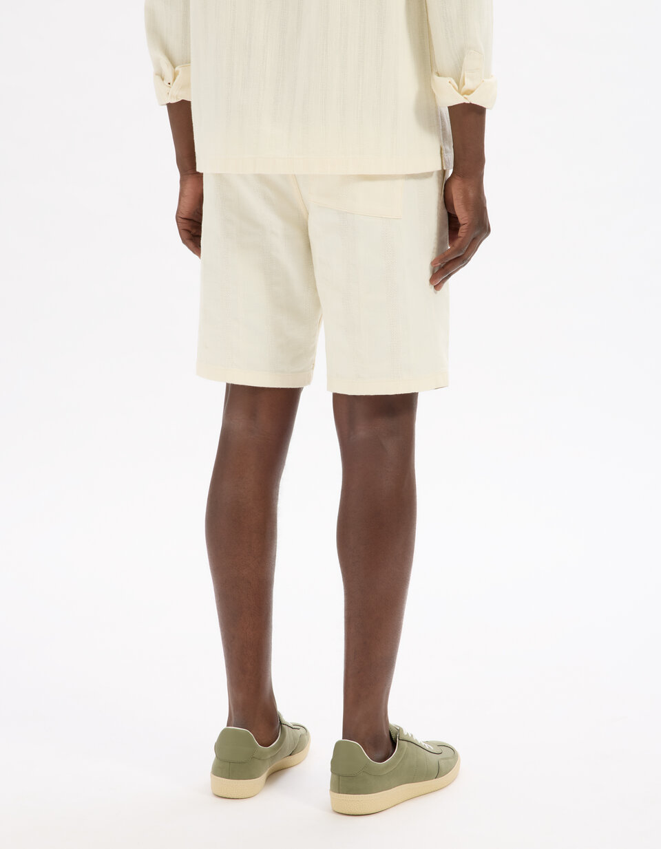 Bermuda 100% coton - beige | celio be normal
