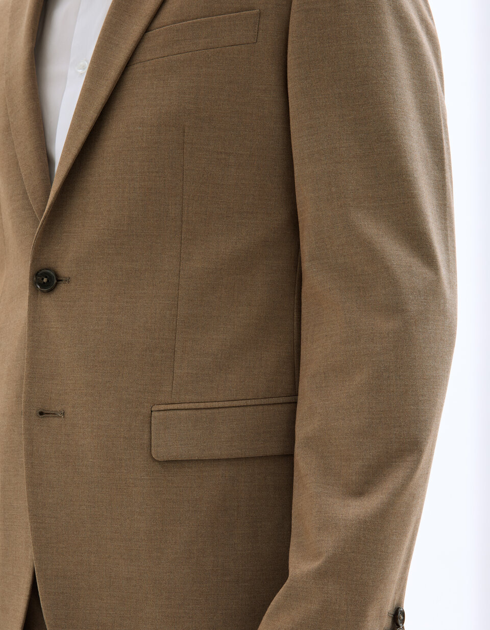Blazer Slim Fit Elástico - taupe | celio be normal