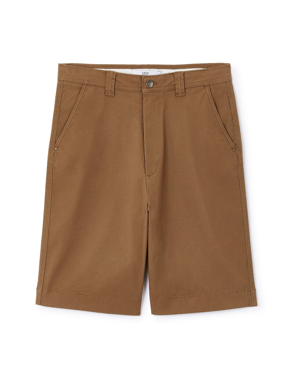 Bermuda elástico - marrón | celio be normal