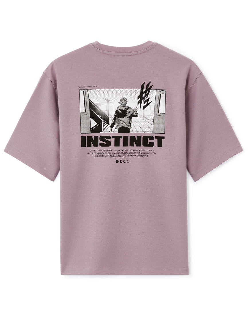 Follow your Instinct by Inoxtag - T-shirt violet | celio be normal