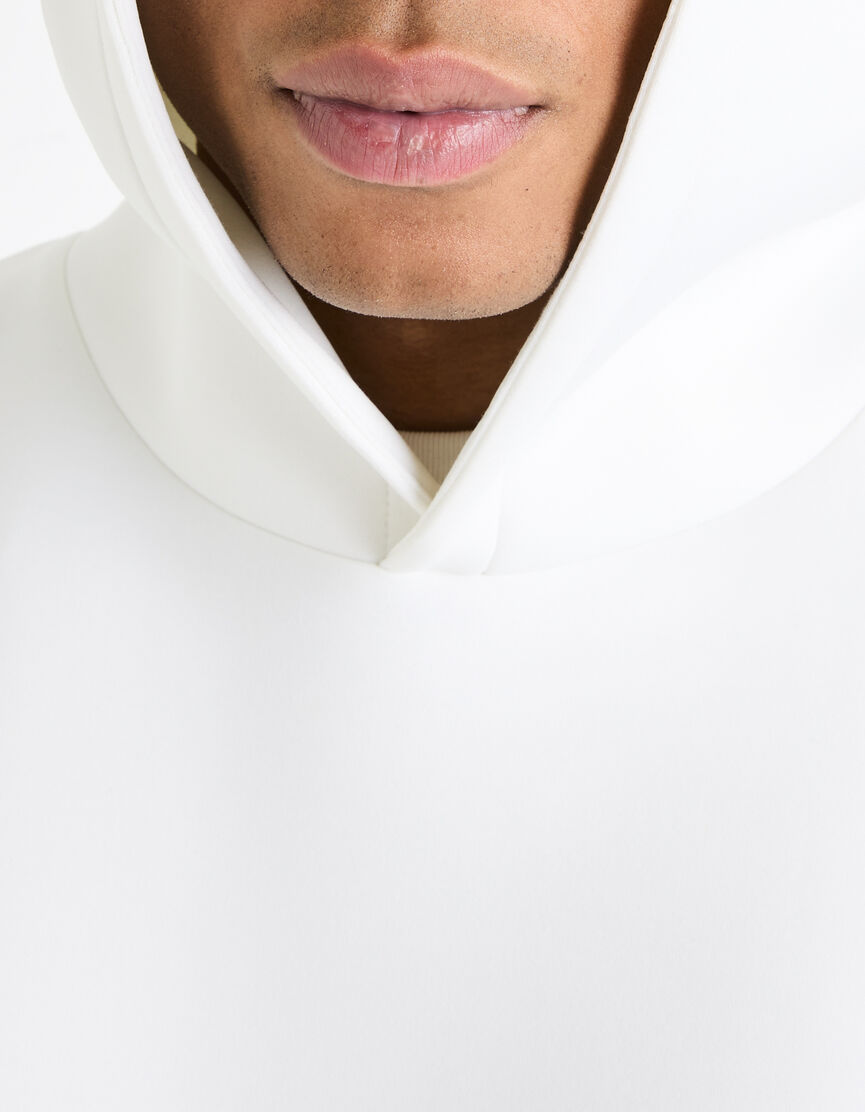 Sudadera Con Capucha Blanca Celio Be Normal