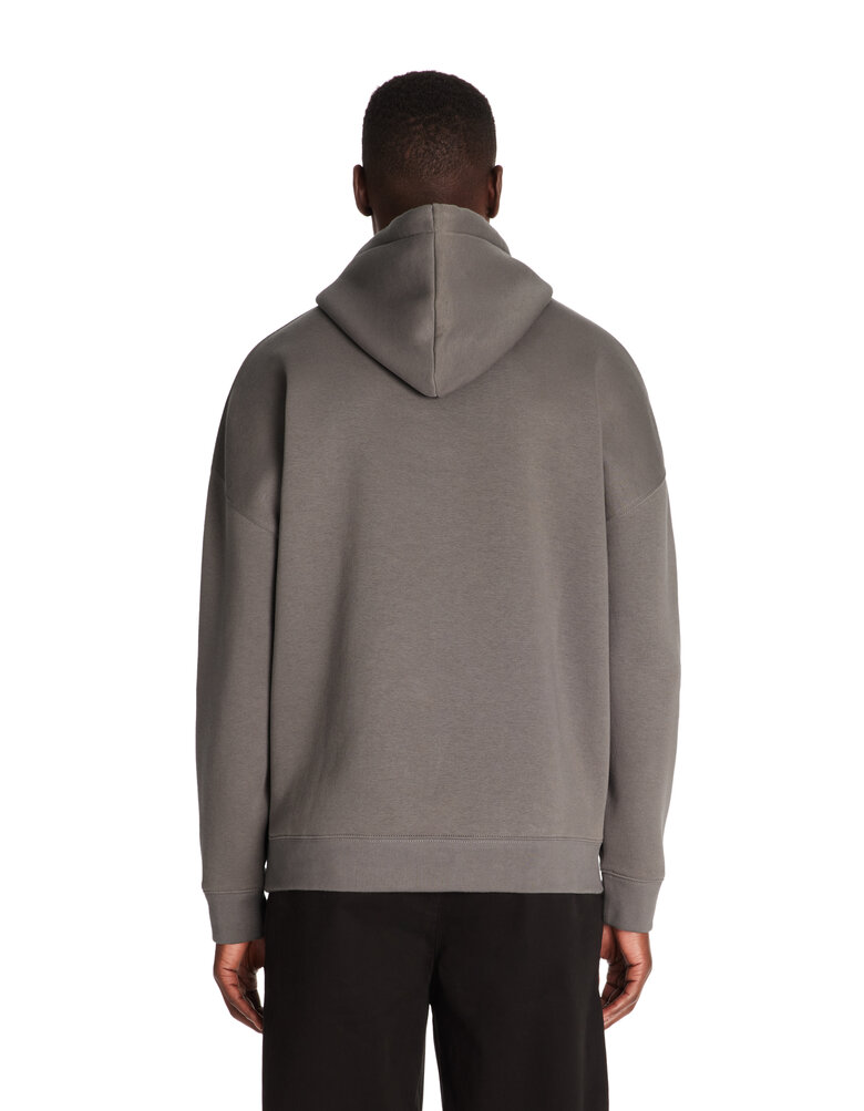 Sudadera Regular Con Capucha En Mezcla De Algodón Gris Celio Be Normal