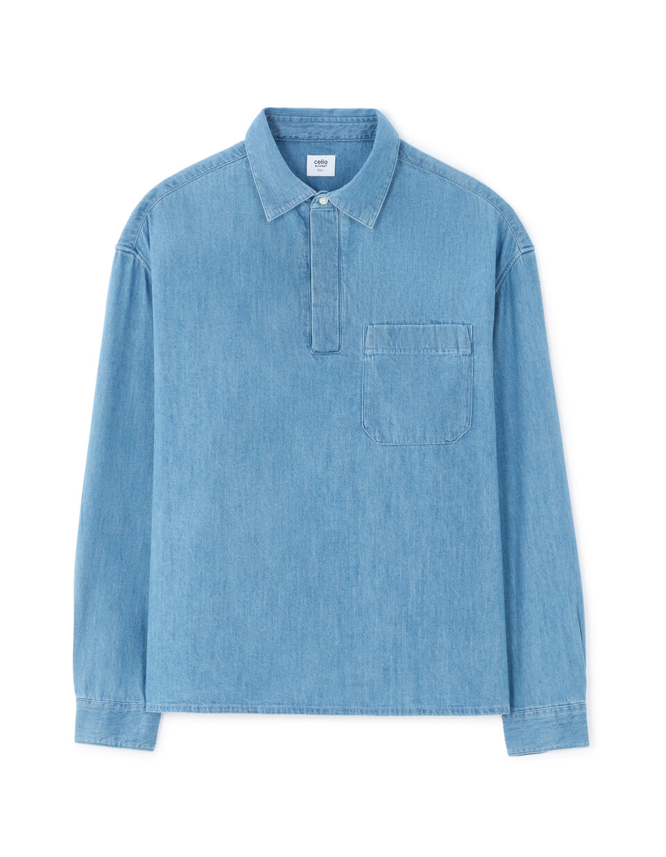 Chemise vareuse en jean - double stone | celio