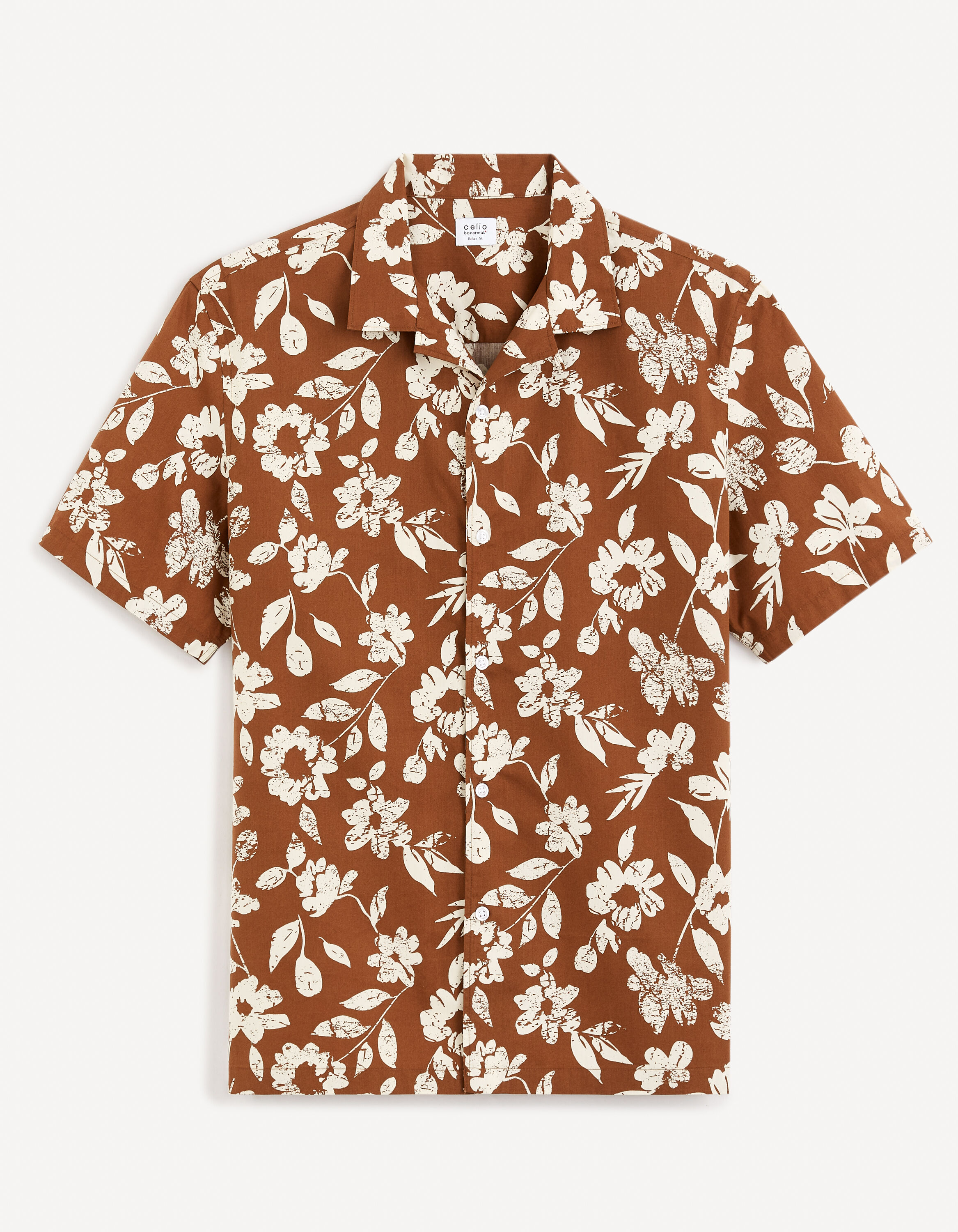 Chemise marron homme | celio be normal