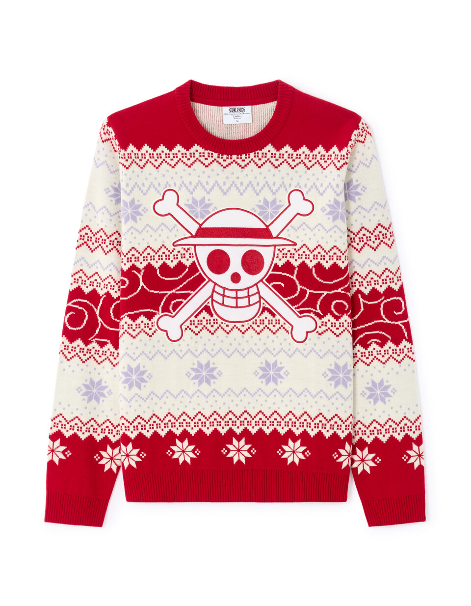 One Piece - Suéter de Natal Vermelho | celio be normal