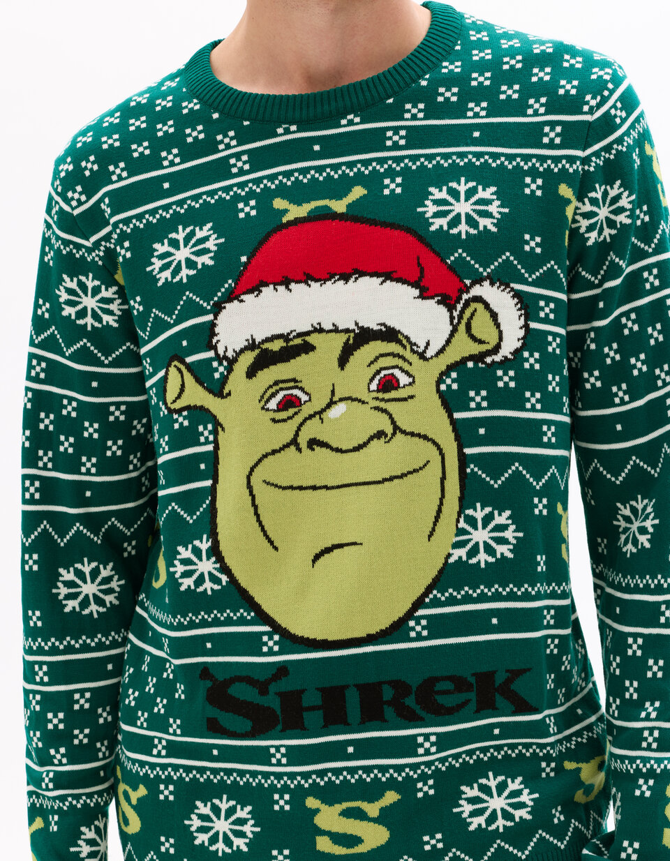 Shrek - Pull de Noël vert | celio be normal