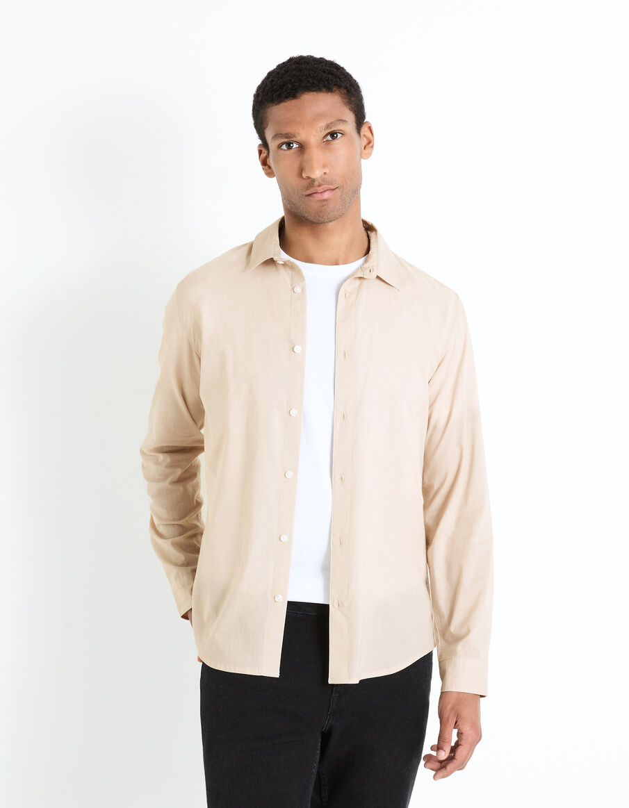 Chemise Beige Homme | celio be normal