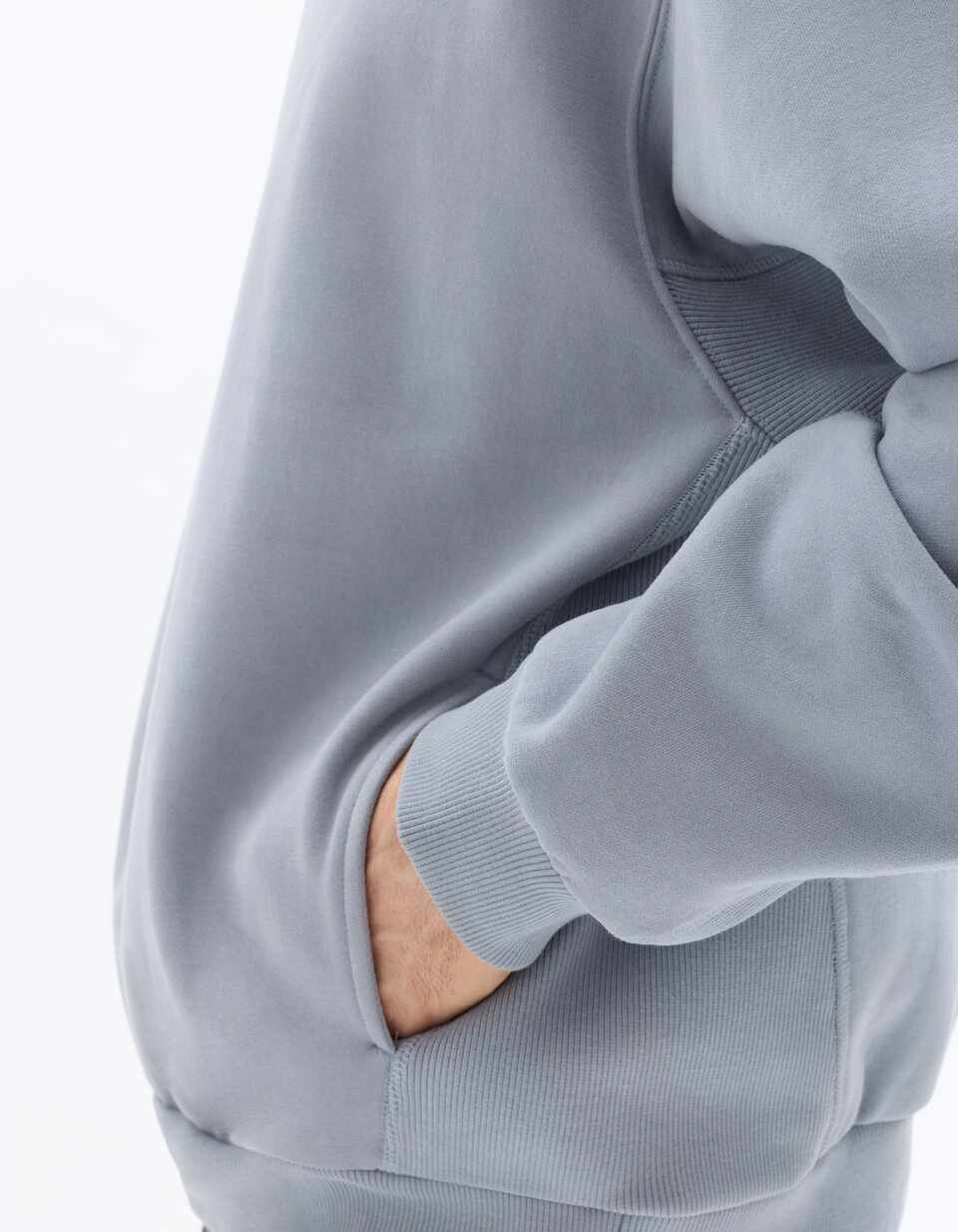 Sudadera oversize cuello redondo - azul | celio be normal