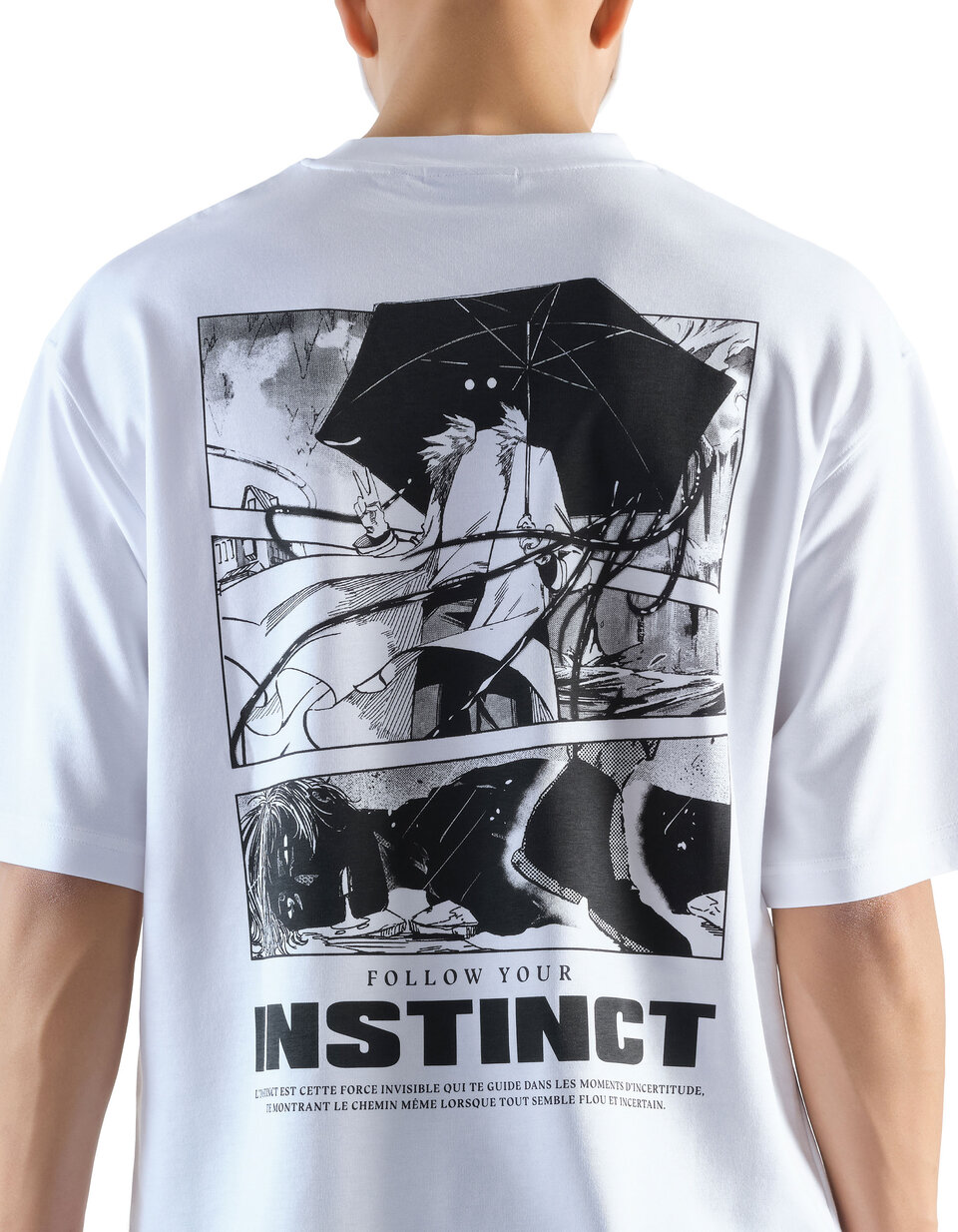 Follow your Instinct* by Inoxtag - T-shirt blanc | celio men