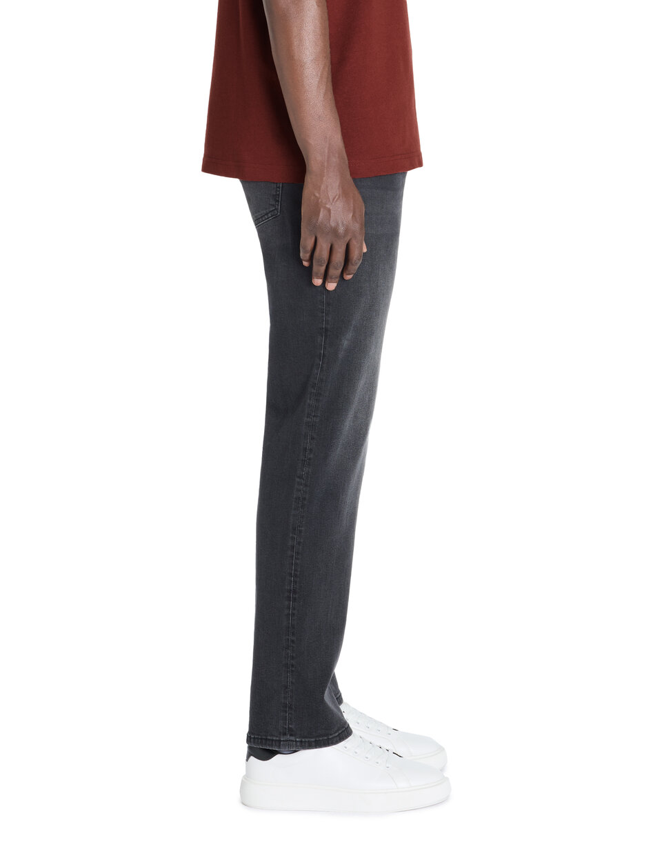 Jean C.5 regular coton stretch 3 longueurs - noir | celio be normal