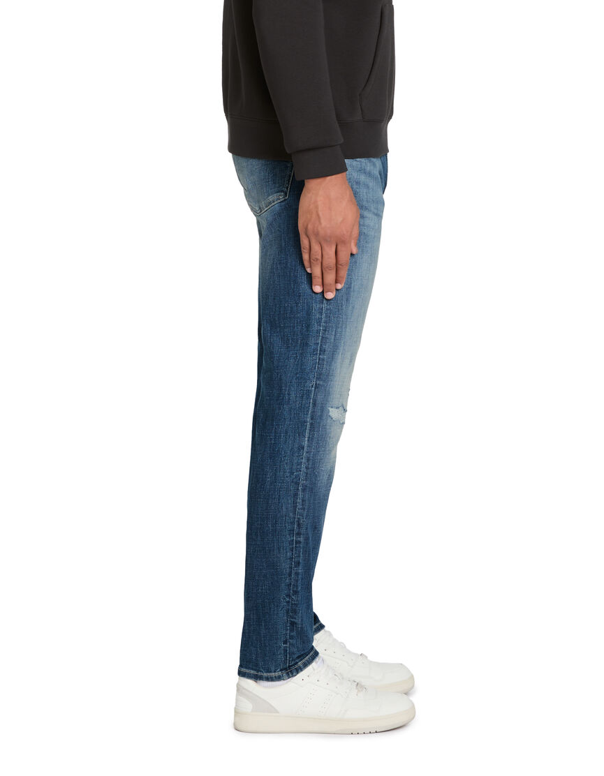 Jean Slim De Algodón Elástico C25 Azul Celio Be Normal