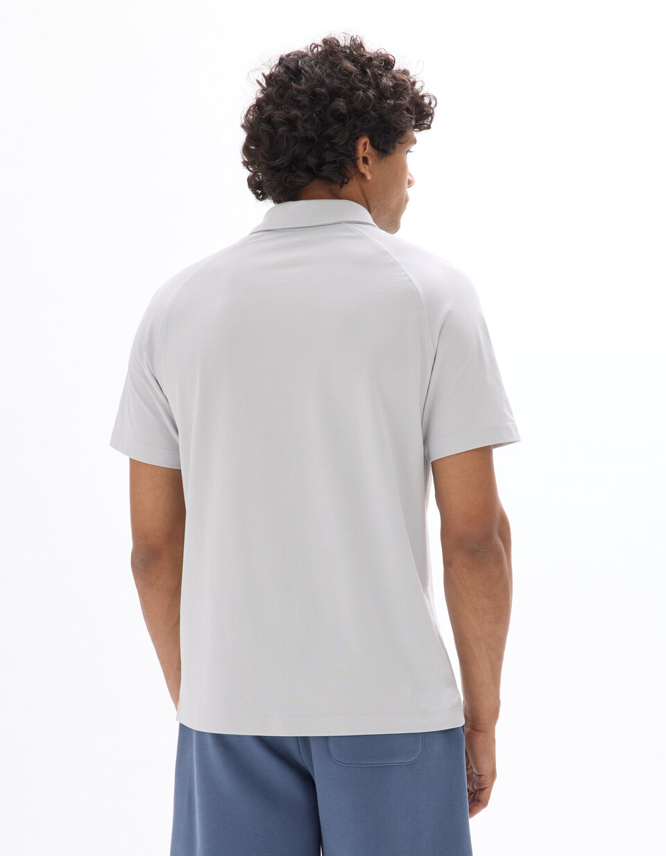 Polo regular Coolmax - gris clair | celio be normal