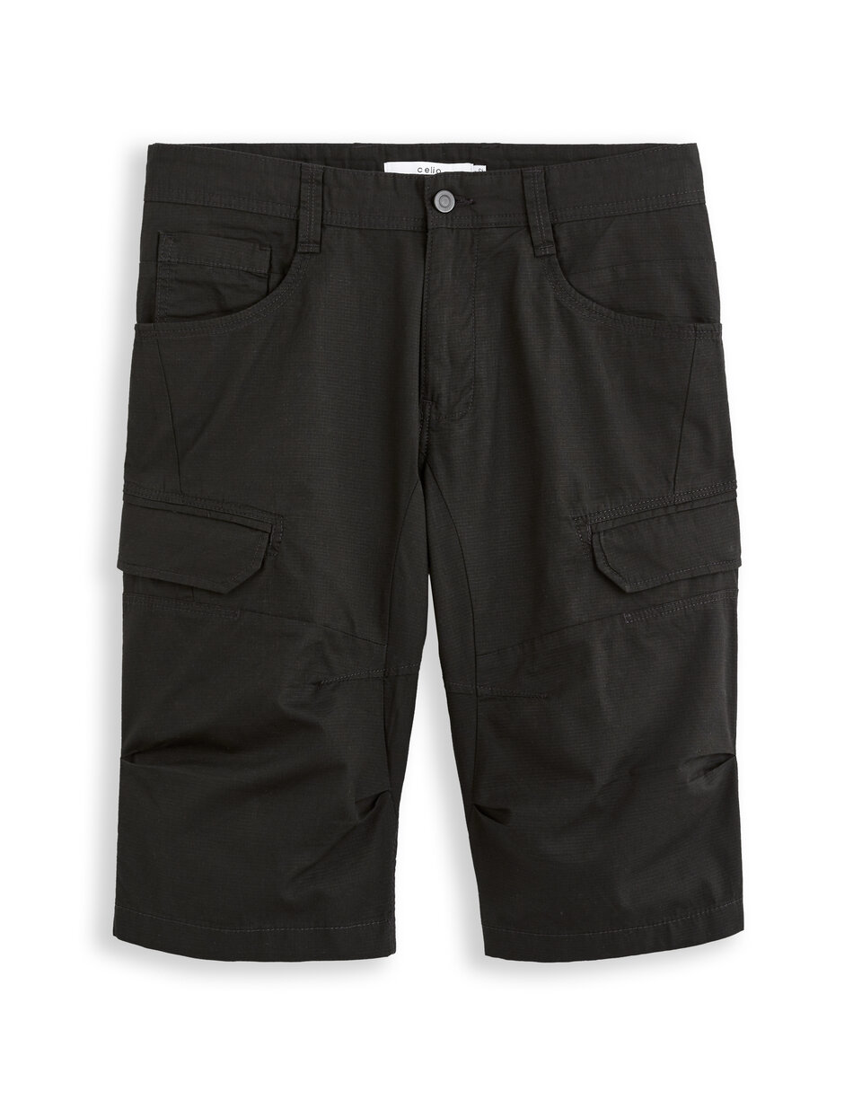 Bermuda cargo 100% coton - noir | celio