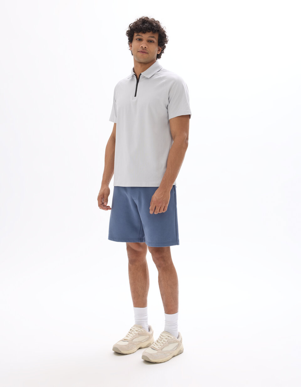 Polo regular Coolmax - gris clair | celio be normal