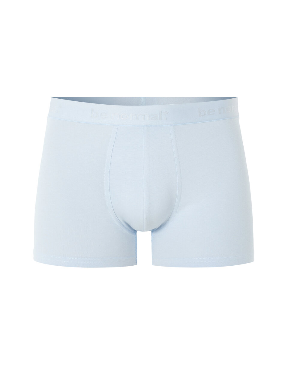 Boxer en coton stretch uni - bleu clair | celio
