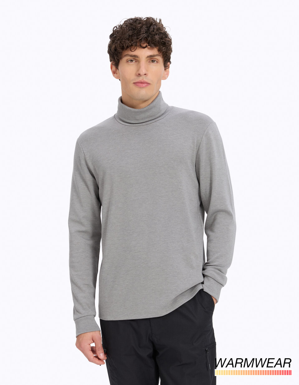 T-shirt col roulé warmwear Niveau 3 - gris | celio