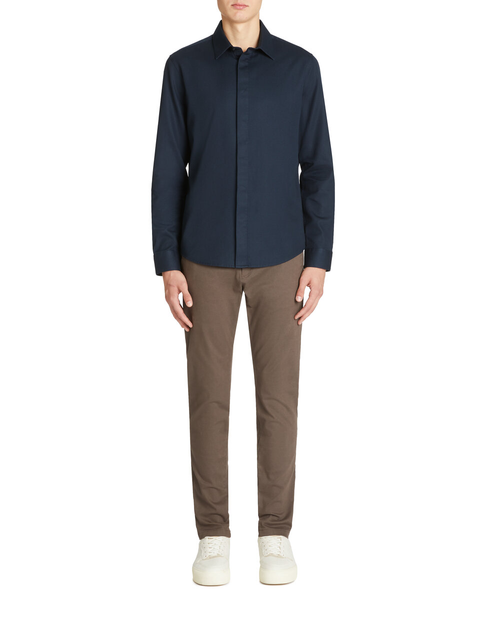 Camisa Regular 100 Algodón Azul Celio Be Normal