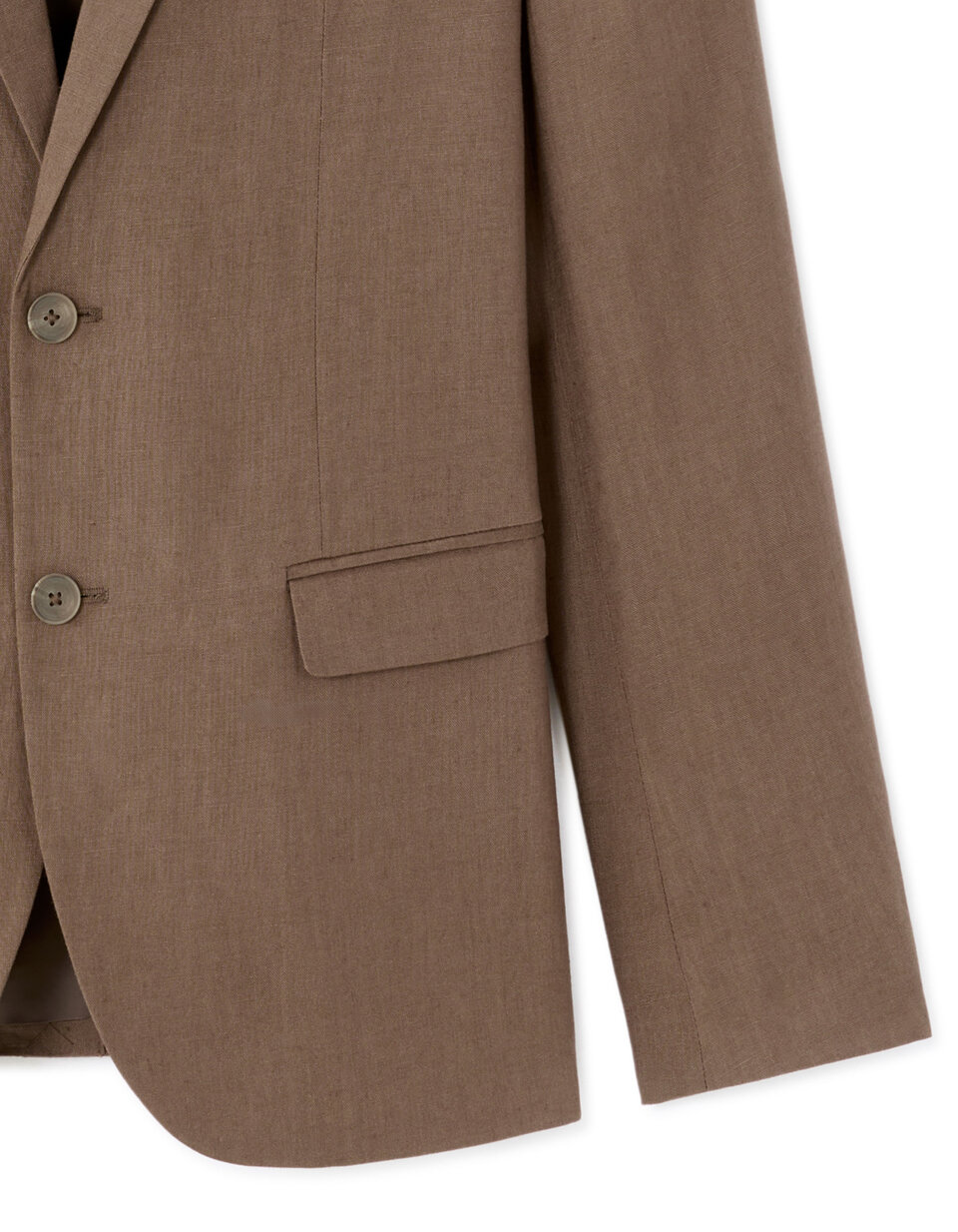 Veste de costume slim 100% lin - marron clair | celio