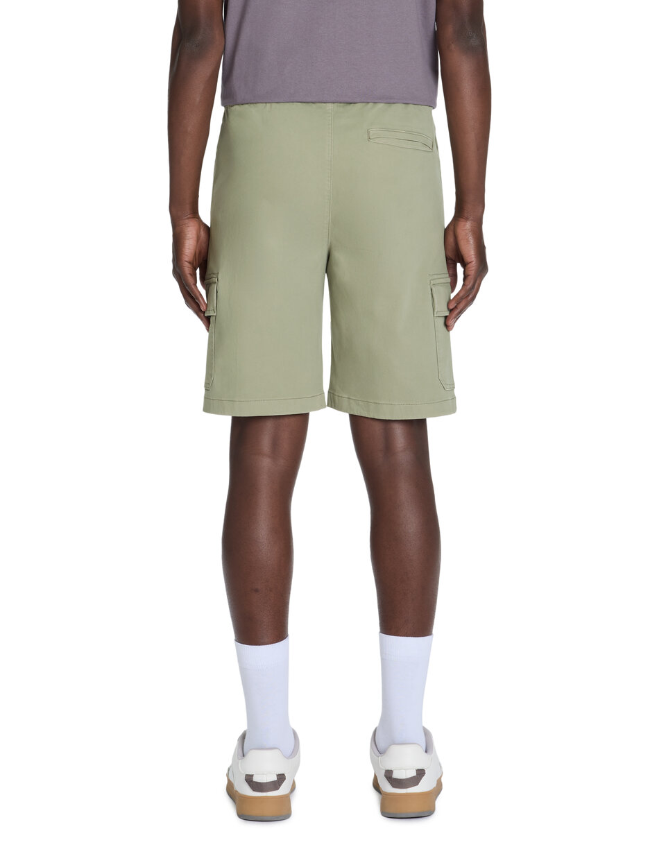 Bermuda cargo en coton stretch - kaki | celio be normal