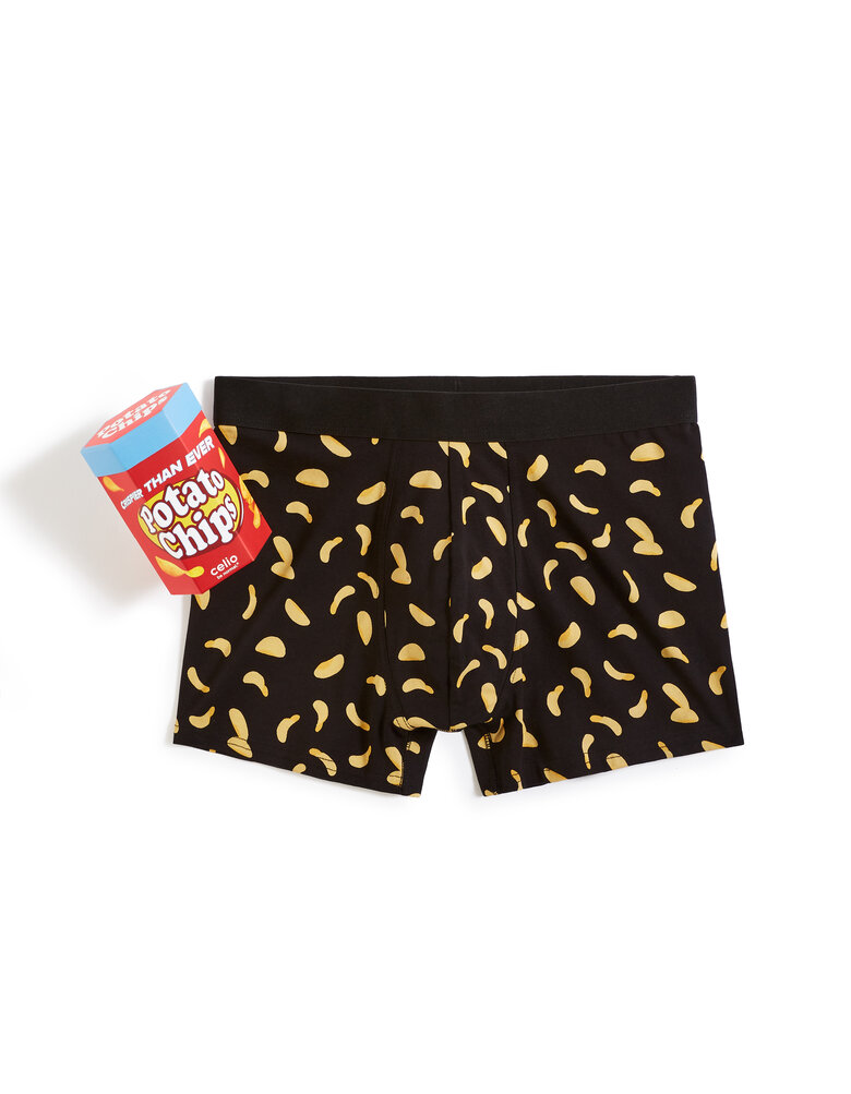 Coffret boxer chips - noir | celio be normal