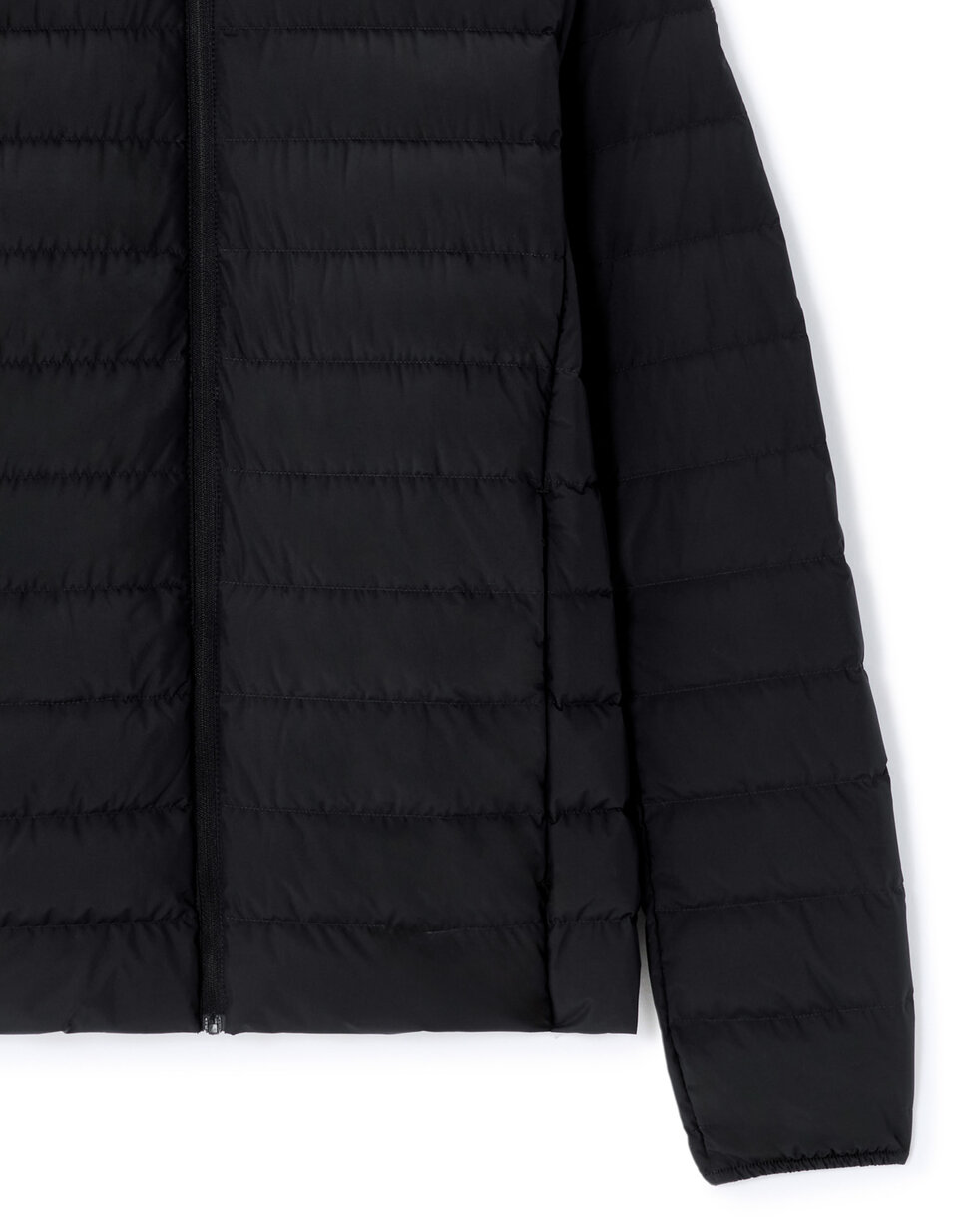 Downwarm light down jacket with long sleeves and a stand-up collar, 90% ...