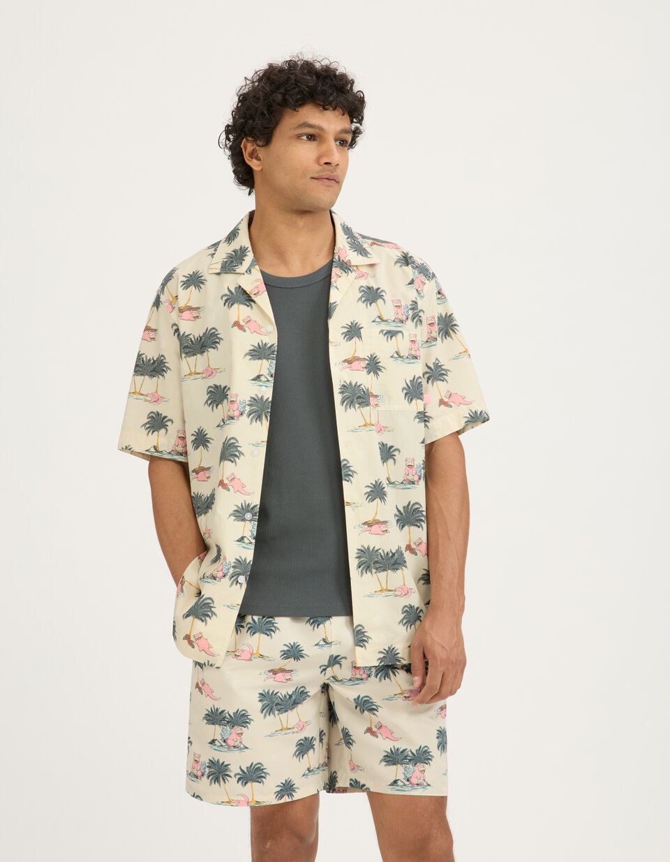Pokémon - Chemise beige Ramoloss | celio be normal