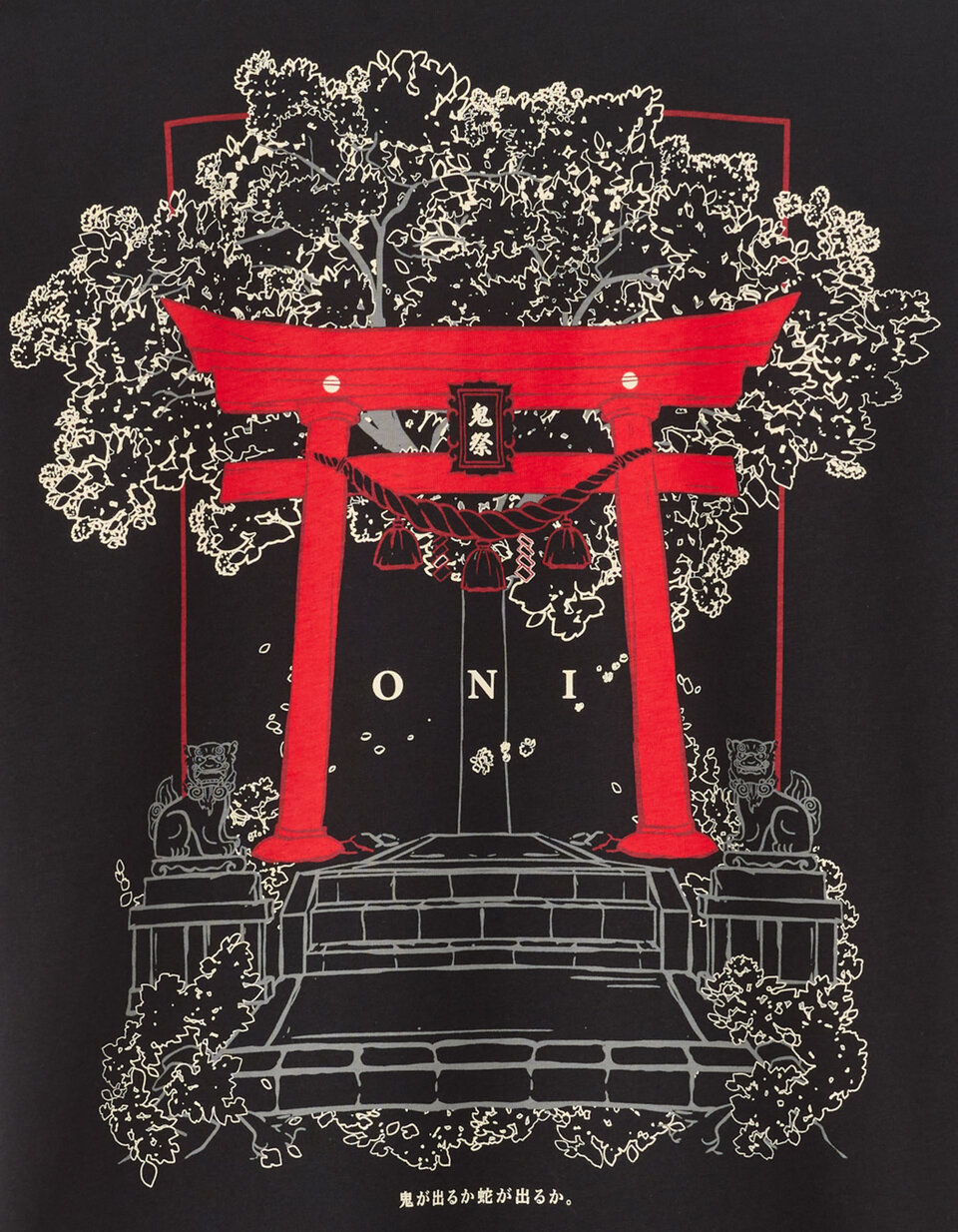 ONI by Louis San - T-shirt de homem preta | celio