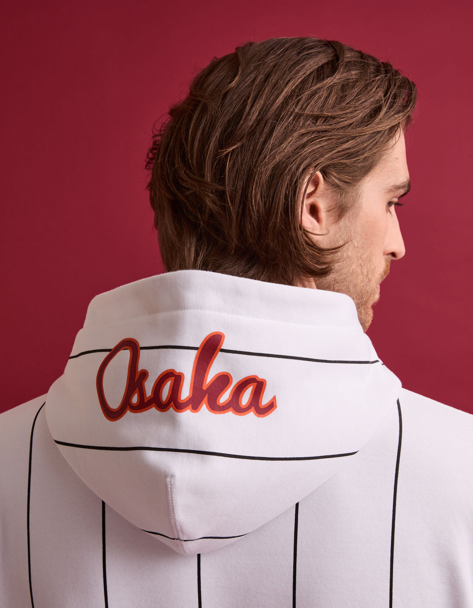 Sudadera Con Capucha En Mezcla De Algodón Blanca Celio Be Normal