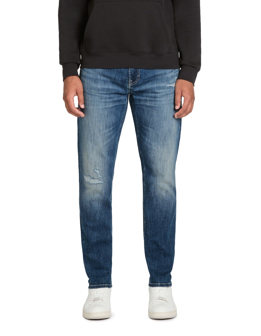 Jean Slim De Algodón Elástico C25 Azul Celio Be Normal