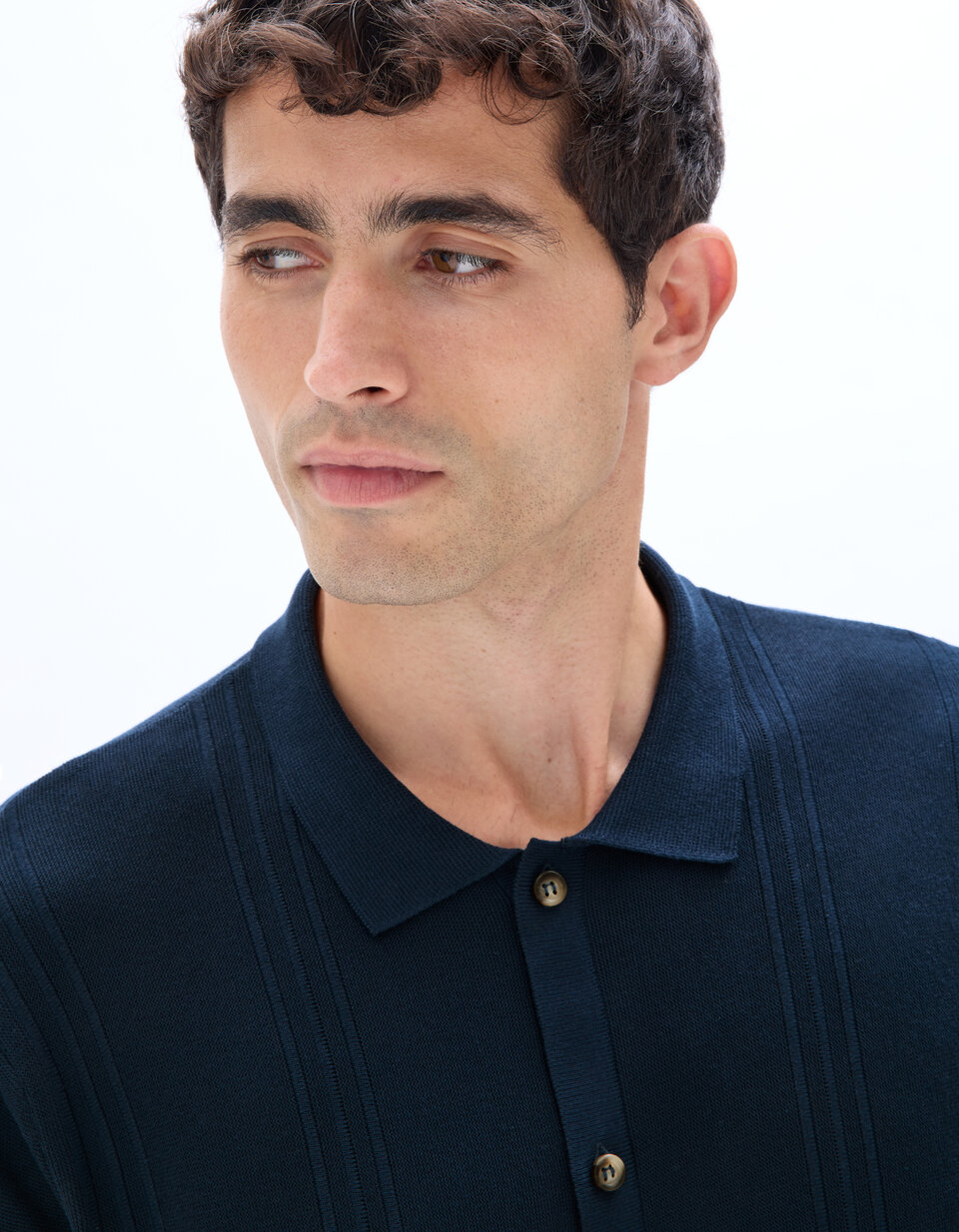 Chemisette regular en maille - marine | celio be normal