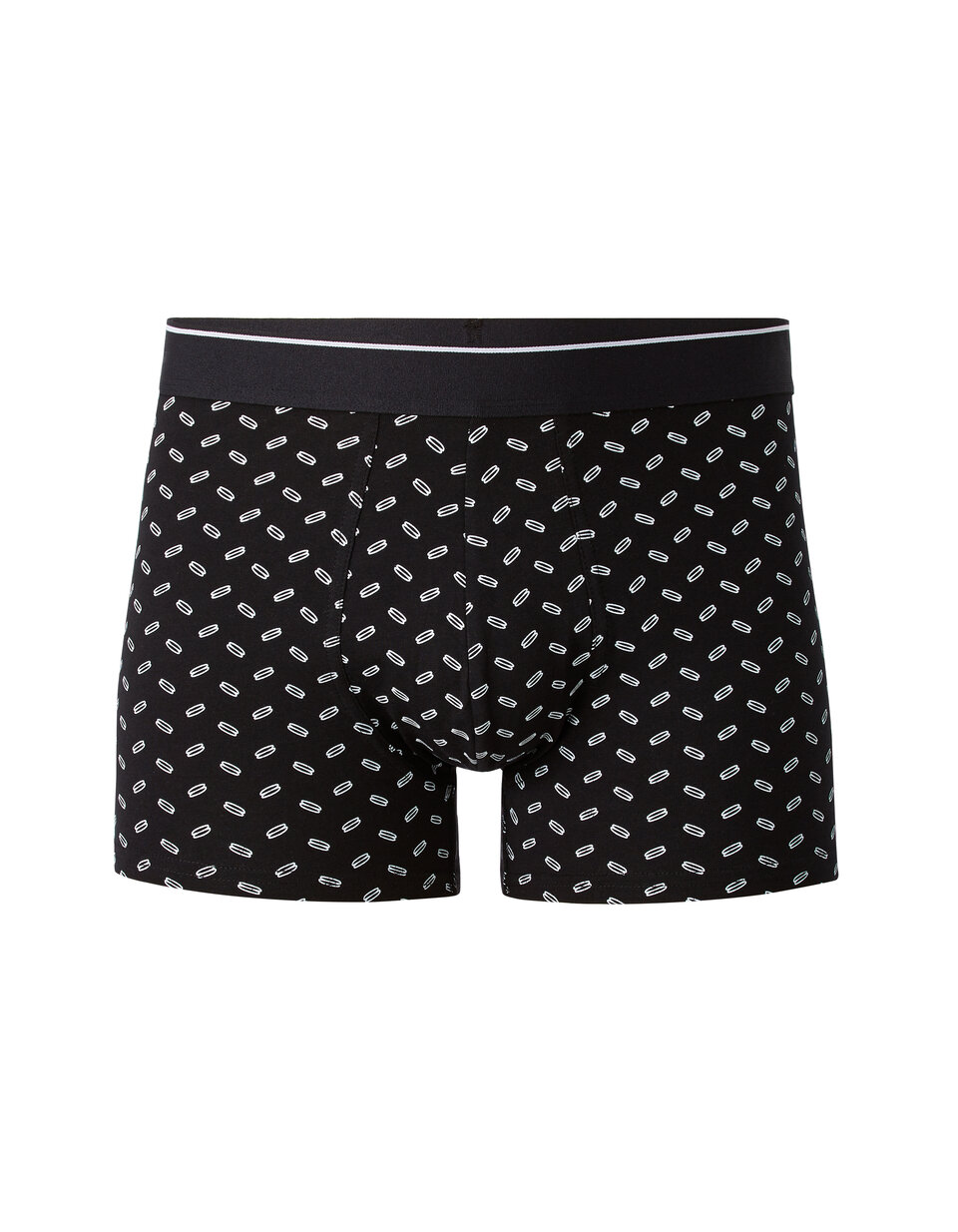 Boxer en coton stretch imprimé - noir | celio be normal