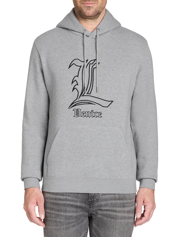 Sudadera Con Capucha De Algodón Mezclado Gris Celio Be Normal