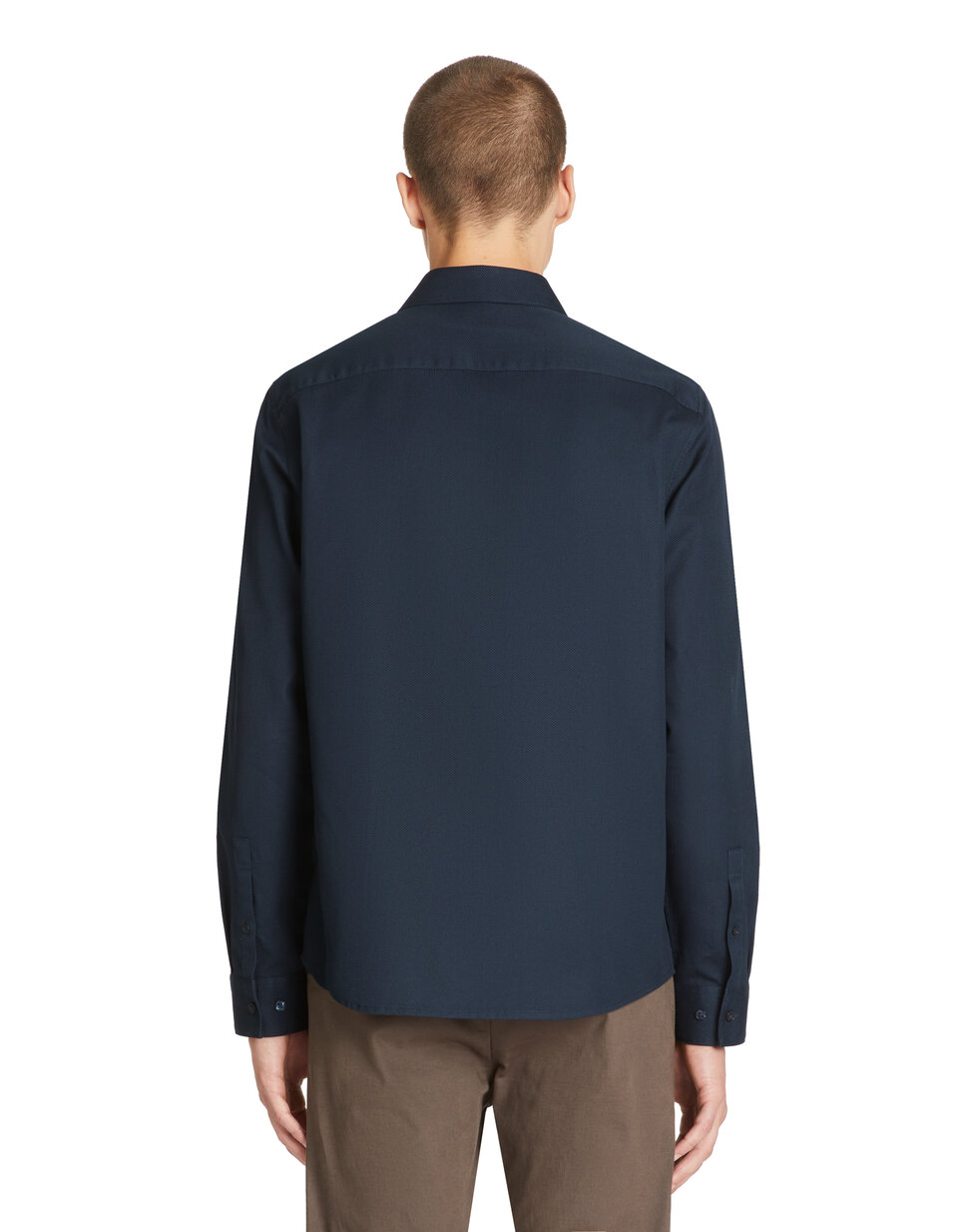 Camisa Regular 100 Algodón Azul Celio Be Normal