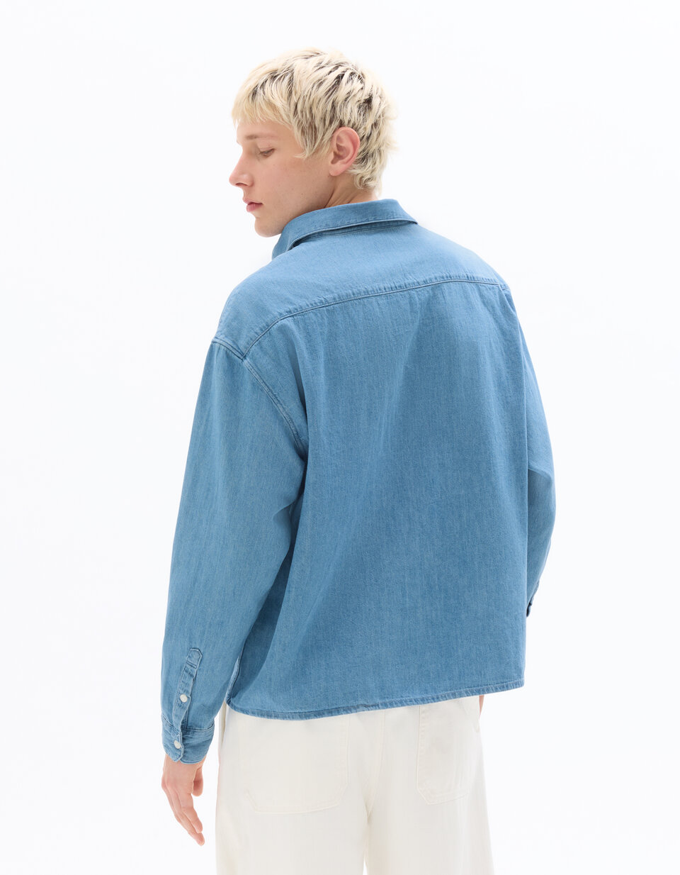 Chemise vareuse en jean - double stone | celio