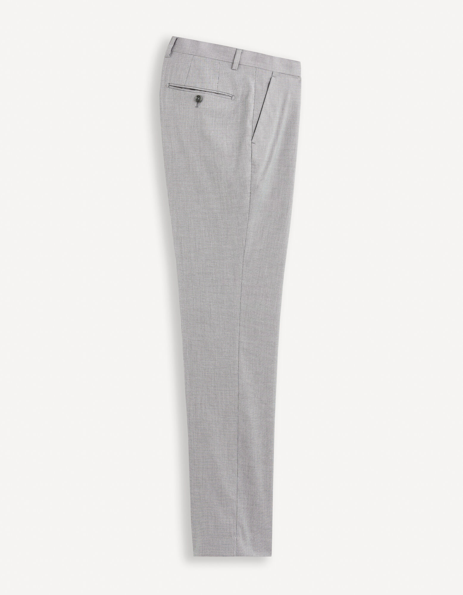 Pantalon De Costume Lavable Slim Mikro Gris Celio Be Normal