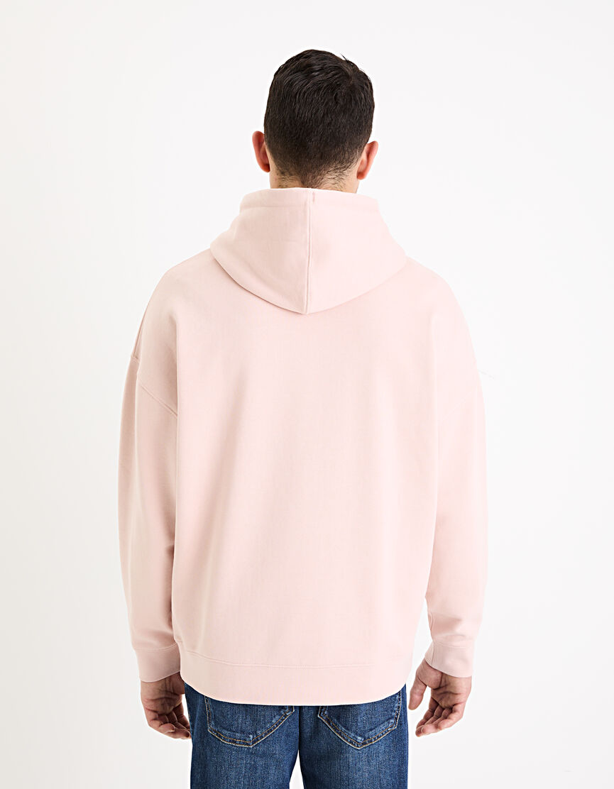 Sudadera Con Capucha De Algodón Rosa Celio Be Normal